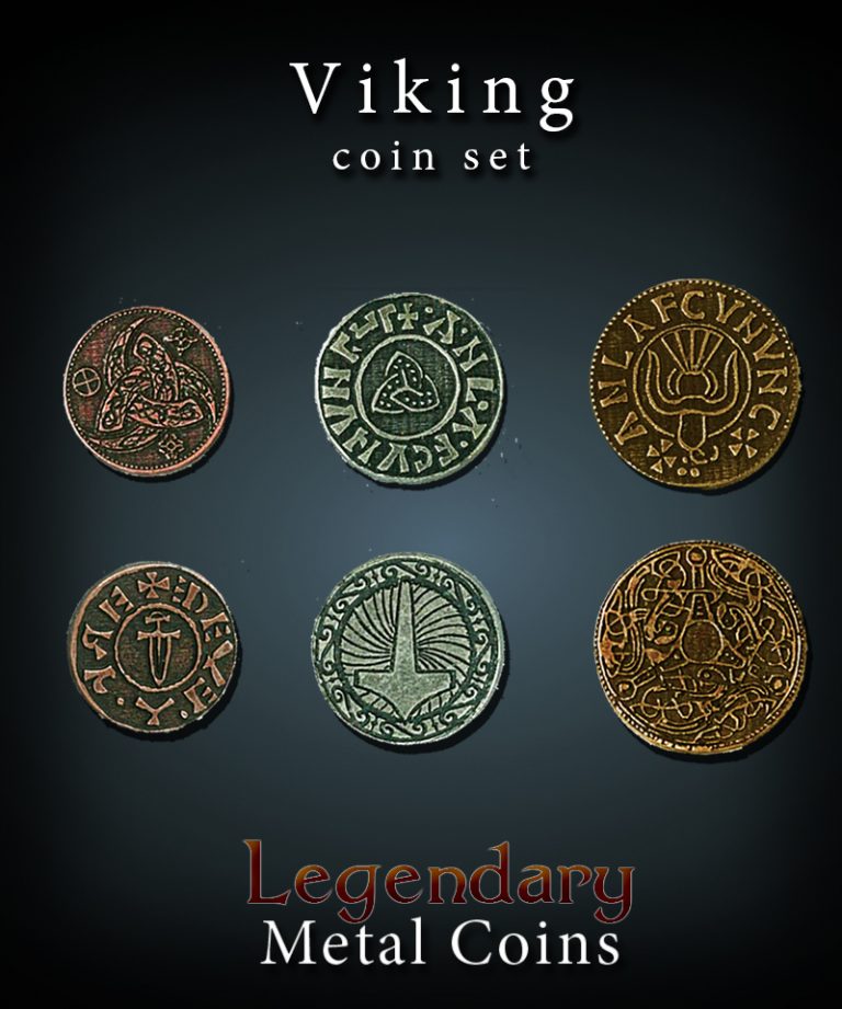 Viking Set-Legendary Metal Coins | Drawlab Entertainment